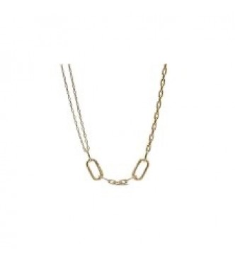 PANDORA 762301C01 Medallón de serpiente con baño de oro de 14k y ...